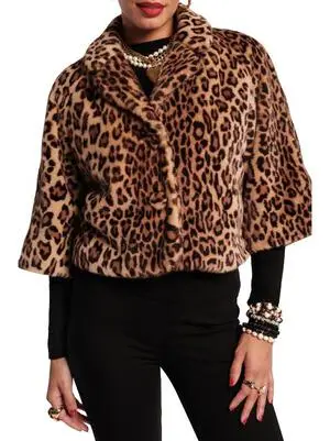 FRANCES VALENTINE Blaine Jacket Leopard - Multi