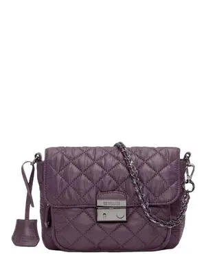 Mz Wallace Small Crosby Lock Crossbody - Raisin