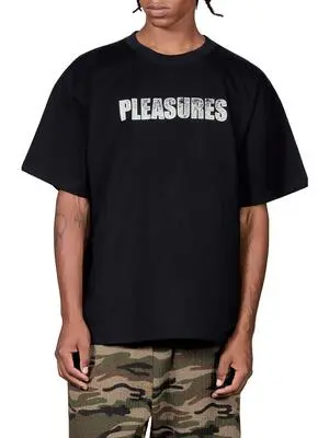 PLEASURES Recluse Graphic T-shirt - Black