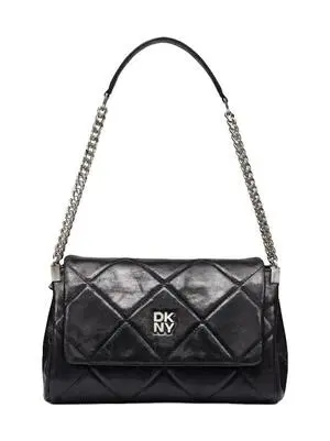 Dkny Soho Medium Shoulder Bag - Black/silver
