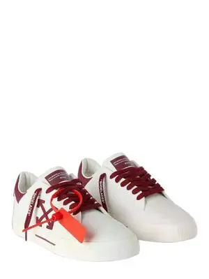 Off-White Vulc Panelled Sneakers Neutrals