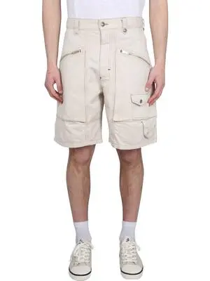 Isabel Marant Étoile Marant Peio Denim Bermuda Shorts - Multicolor
