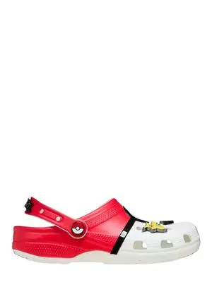 CROCS X Pokémon Poké Ball Classic Clog Sandals - Red