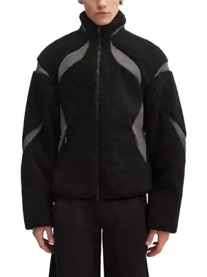 HELIOT EMIL Hooded Panelled Jacket - Black