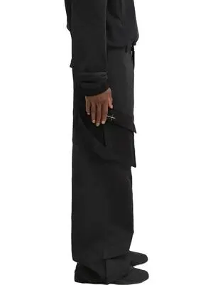 HELIOT EMIL Flap-pocket Trousers - Black