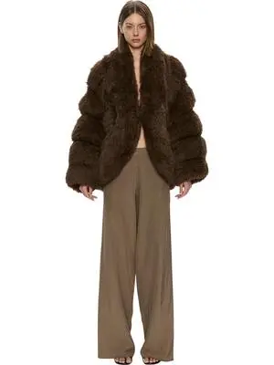 Christopher Esber Tabatha Jacket - Chocolate