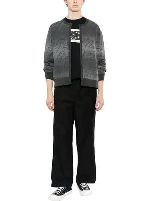 AGNES B. Dino All-over Print Cardigan - Grey