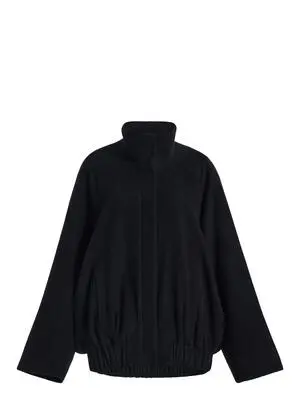 AUTER Batwing Wool-cashmere Bomber Jacket - Black