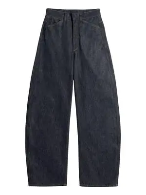 LEMAIRE High Waisted Curved Pants 'slate - Grey
