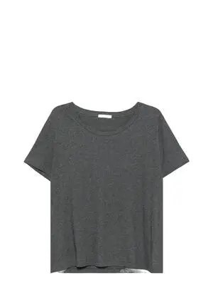 THE ROW Dera Top 'charcoal Melange'