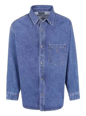 Emporio Armani Denim Cotton Shirt - Blue