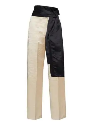 FORTE_FORTE Smoking Trousers - White