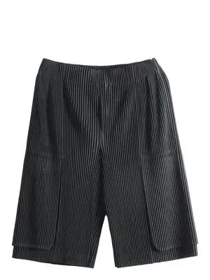 Issey Miyake Pleated Trousers - Black