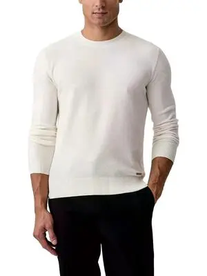 Karl Lagerfeld Waffle-knit Crew-neck Sweater - Neutrals