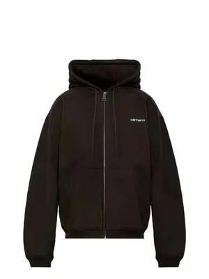 Carhartt Work In Progress Ebbert Zip-up Hoodie - Brown