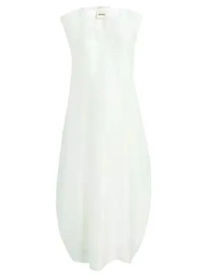 Khaite Grier Dress Neutrals