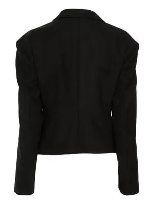 PUSHBUTTON Curved Convertible Blazer - Black