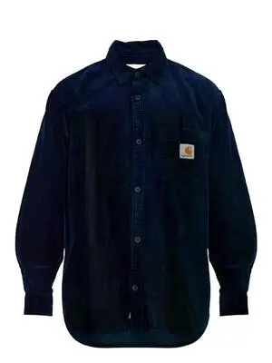 Carhartt Work In Progress Loyde Corduroy Shirt - Blue