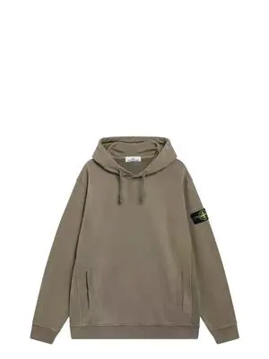 Stone Island Logo-patch Hoodie - Neutrals