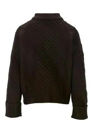 ARCH4 Columbia Cable-knit Cardigan