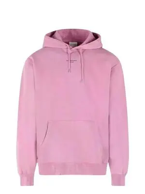 Drole De Monsieur Logo-print Cotton Hoodie - Pink