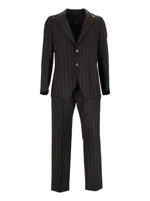 TOMBOLINI Dream Pinstripe-pattern Suit - Brown