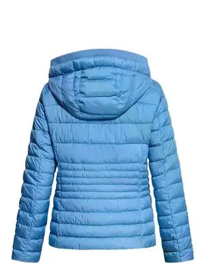 BETTY BARCLAY Quilted Hooded Puffer Jacket - Blue