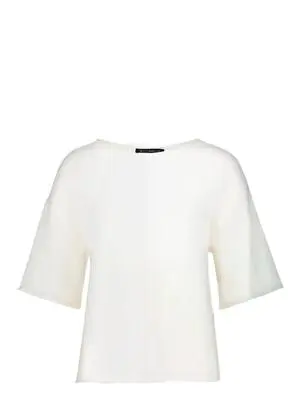 BETTY BARCLAY Short-sleeved Knit T-shirt - Neutrals