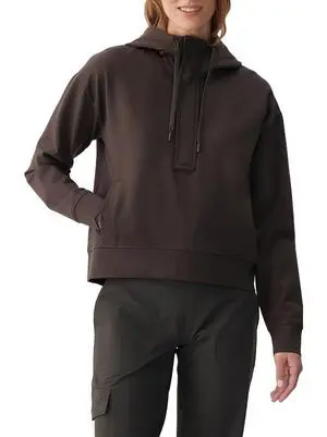LOLE Mindset Half-zip Hoodie - Olive