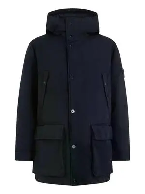 Stone Island 4100062 David-tc_s.i. Ghost Short Down Parka With Anti-drop - Blue