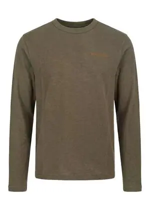 DAILY PAPER Logo-embroidered Long-sleeve T-shirt - Grey
