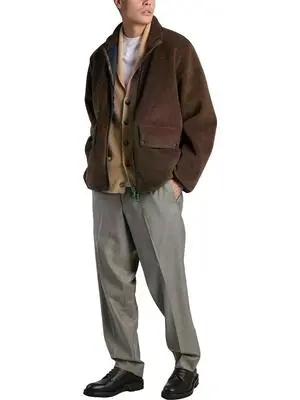BALLANTYNE Flap-pocket Fleece-textured Jacket