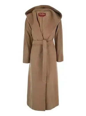 MAX MARA Hooded Belted Coat