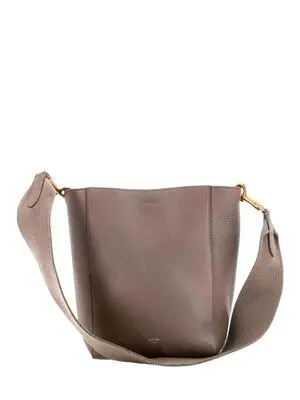 Celine Sangle Seau Bag Calfskin Small Shoulder Bag - Grey
