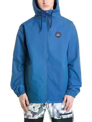 HORSEFEATHERS Argon Logo-patch Hooded Jacket - Blue