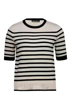BETTY BARCLAY Striped Short-sleeve T-shirt - Neutrals