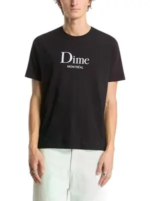 DIME Logo-print T-shirt - Black