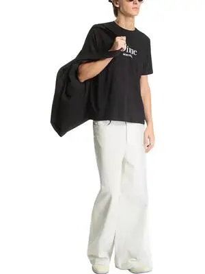 DIME Logo-print T-shirt - Black