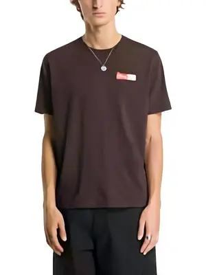 DIME Leak Graphic-print T-shirt - Brown