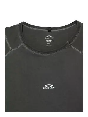 Oakley Logo-print Panelled T-shirt - Grey
