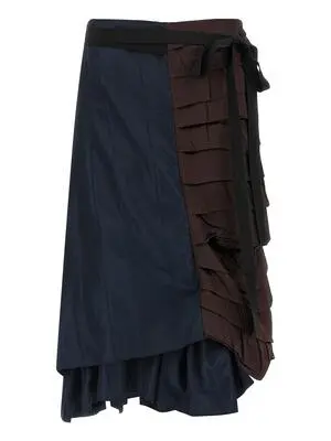 Prada Patchwork Skirt - Multicolor