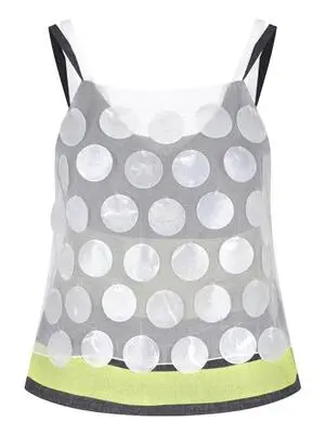 Marni Tank Top With Appliqués - Multi