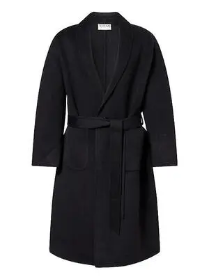 TOTEME Robe Doublé Wool Coat - Black