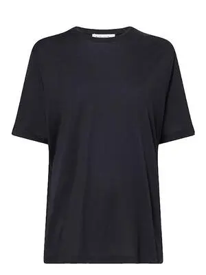 THE FRANKIE SHOP Harper Relaxed Cotton-jersey T-shirt - Black
