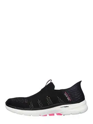 Sketchers Go Walk 6 Valentina 'black Multicolor - Black/multicolor