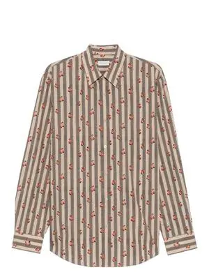 Dries Van Noten Caper 4004 M. W. Shirt Bei Brown