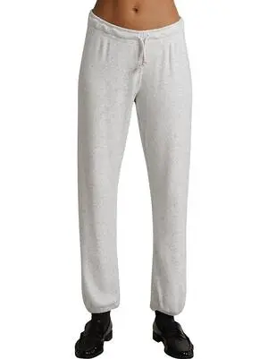 PERFECTWHITETEE Brynn Brushed Pull On Drawcord Pants - Ash
