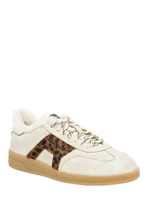 Santoni Leather Sneakers - Silver