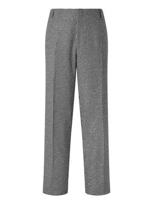 TOM FORD Straight-Leg Sequin-Detailed Houndstooth Wool-Blend Suit Trousers
