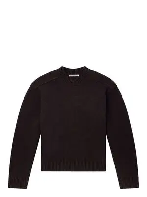 Studio Nicholson Yak And Merino Wool-blend Sweater - Brown